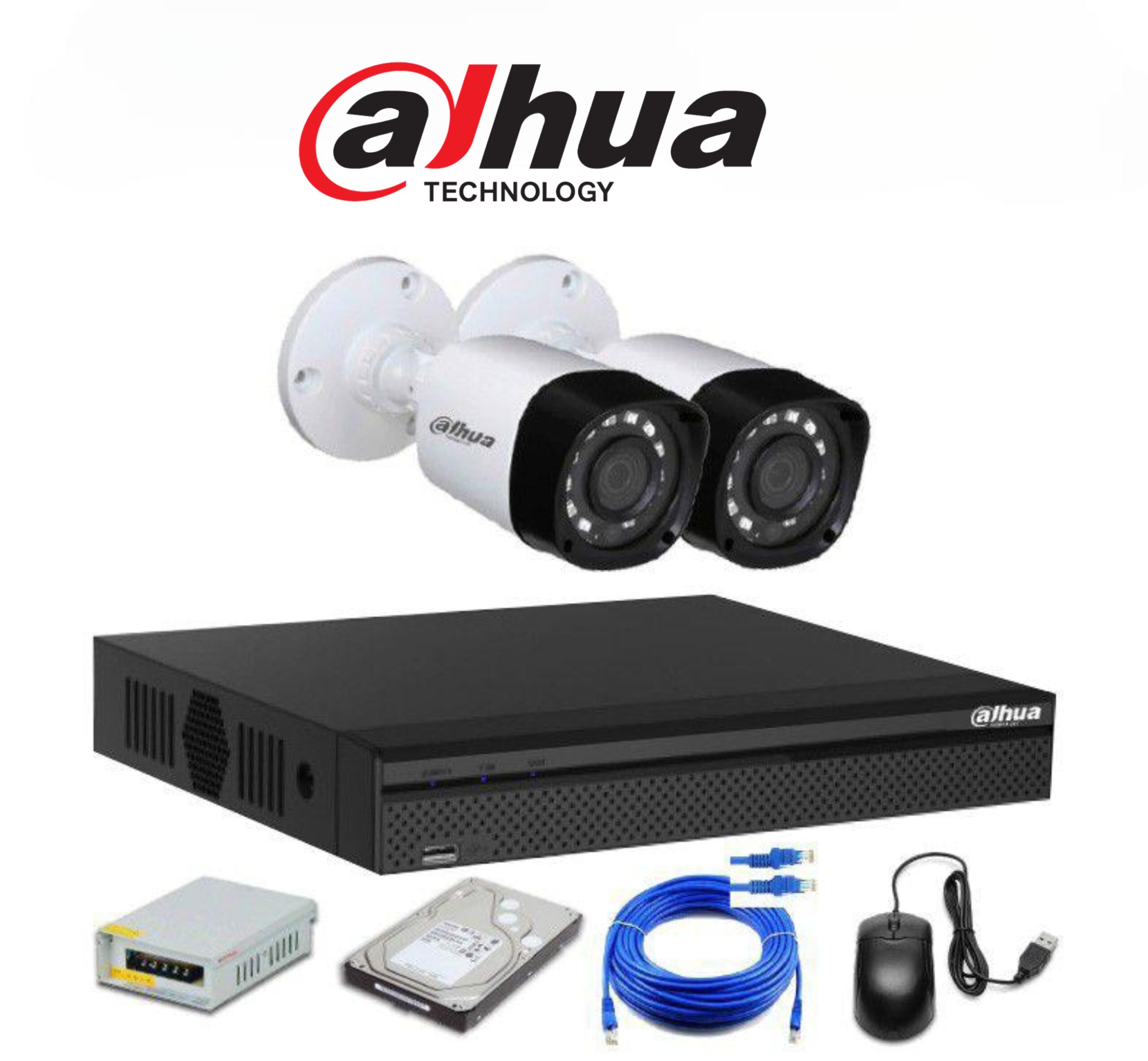 2 FHD CCTV Dahua Camera Package (2MP) – Eagle Eye security system