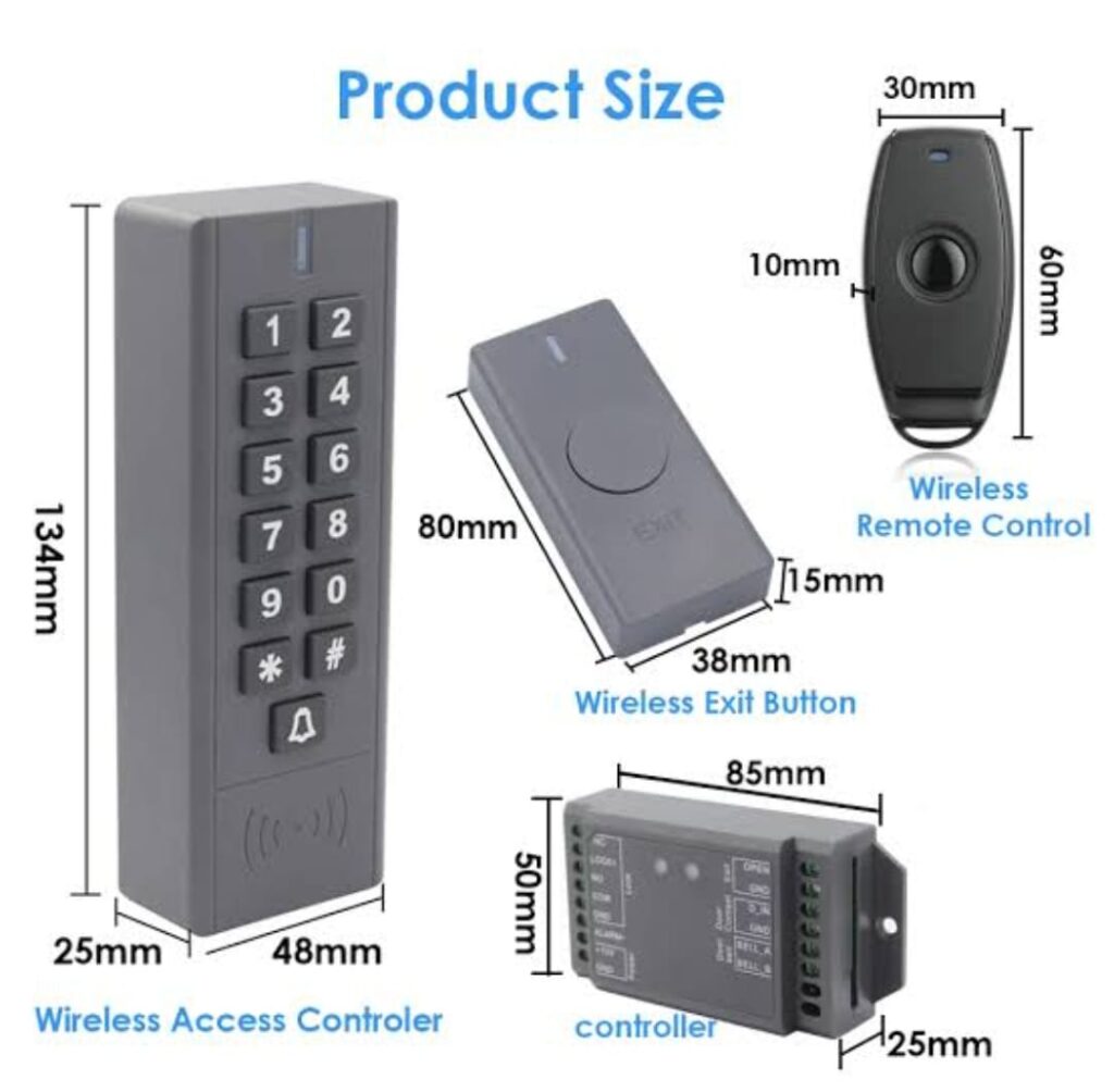 Standalone Wireless Access Control System With Door Lock – Eagle Eye security system